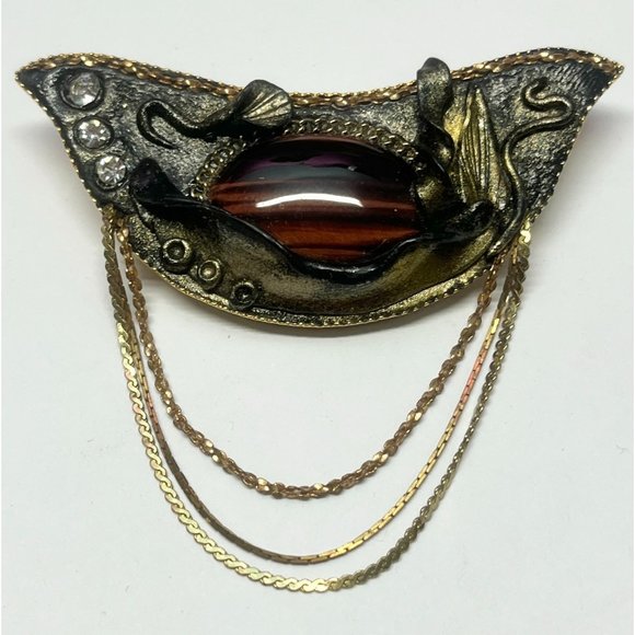 Vintage | Jewelry | Vintage Chain Brooch Pin | Poshmark